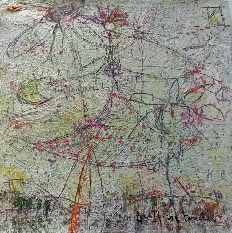 🥇 Tota la nit fent l'indi| Coia Ibañez | abstract naif painting buy ...